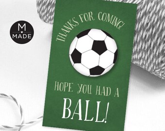 Printable Sports Party Tags Hope You Had a Ball Tags Sports - Etsy