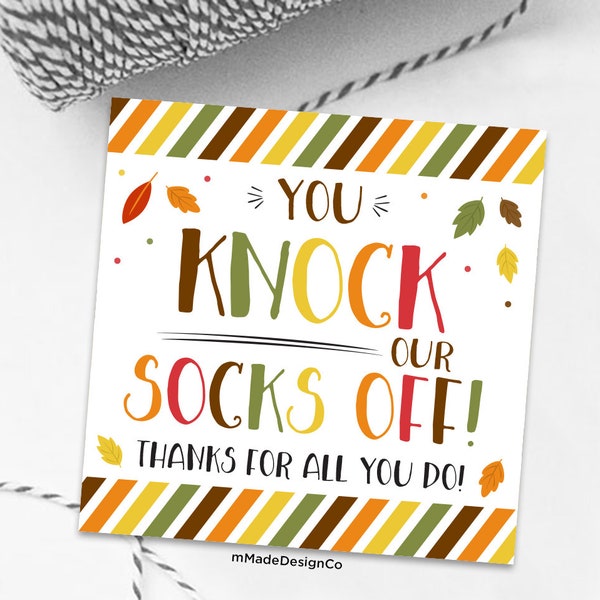 Sock Gift Tag - 60+ Gift Ideas for 2024