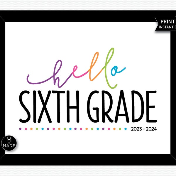 Sixth Grade Prop - Etsy