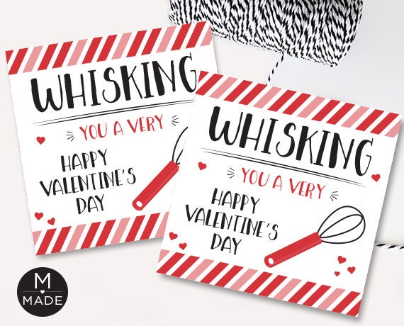 Whisk Valentines Whisking You Happy Valentine's Day - Etsy