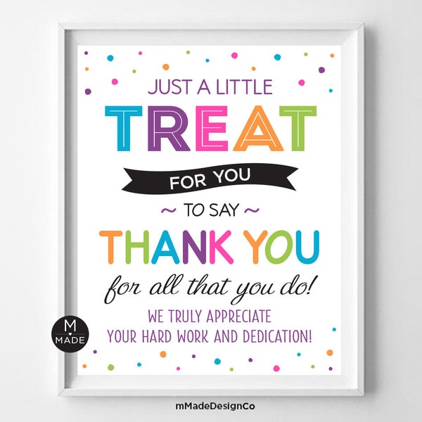 Thank You to Office Staff - Etsy