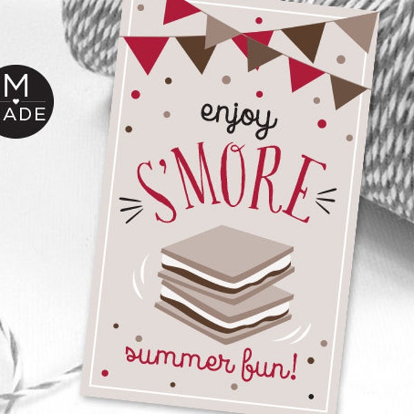 Smores Tag - Etsy