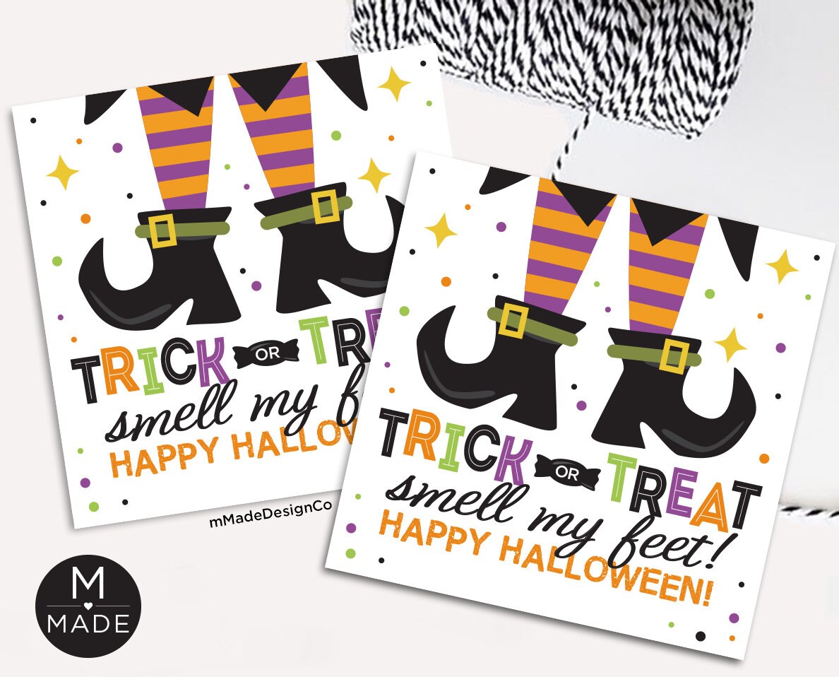 Halloween Nail Polish Tags Halloween Gift Tag Manicure Pedicure Spa ...