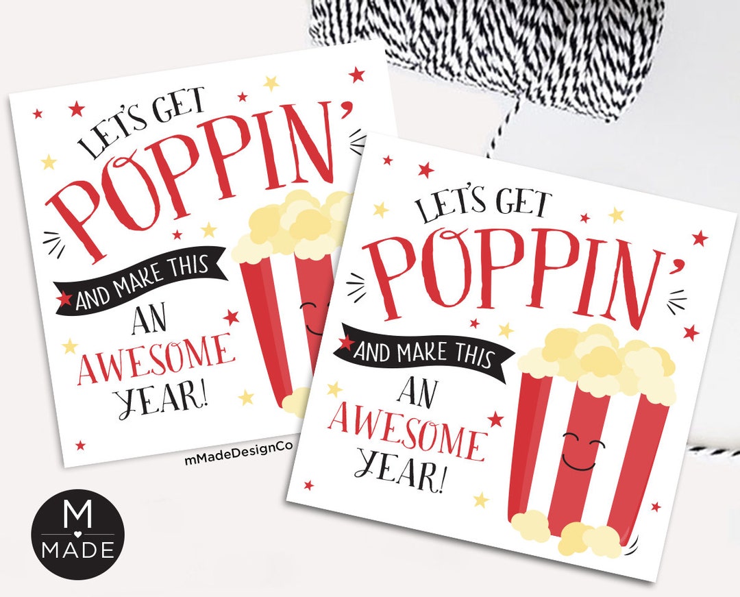 Let's Get Poppin' and Make This an Awesome Year Back to School Tags ...