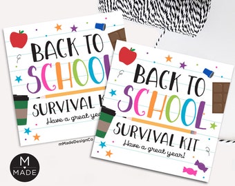 Middle School Survival Kit Printable Survival Kit for Middle - Etsy
