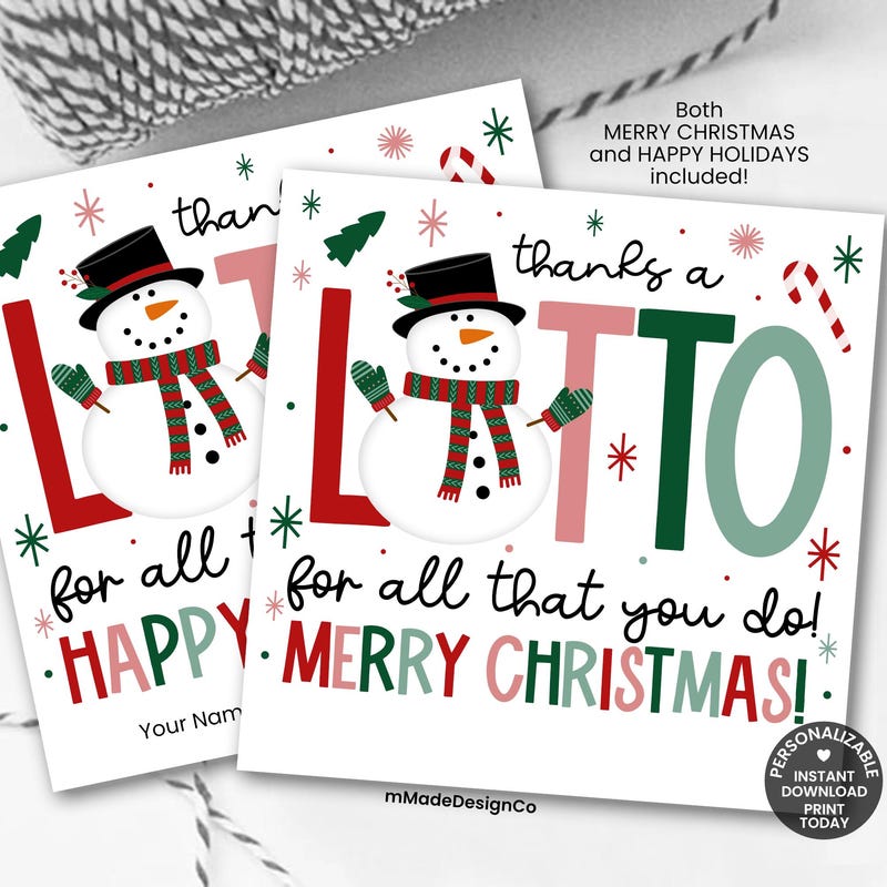 Christmas Team Gift Tags - 60+ Gift Ideas for 2026