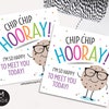 Chip Chip Hooray Have A Happy First Day, Back to School Cookie Tags ...