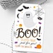 Boo Halloween Tags A Little Treat Just for You Halloween Gift Tags ...