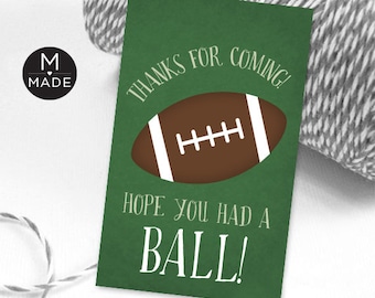Ball Favor Tags | Etsy
