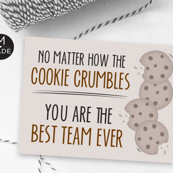 Crumble Cookie Thank You Stickers - Etsy