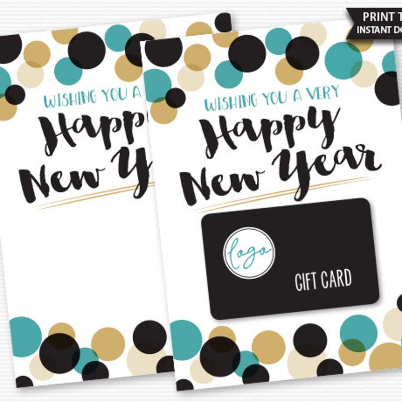 Happy New Year Card - Etsy