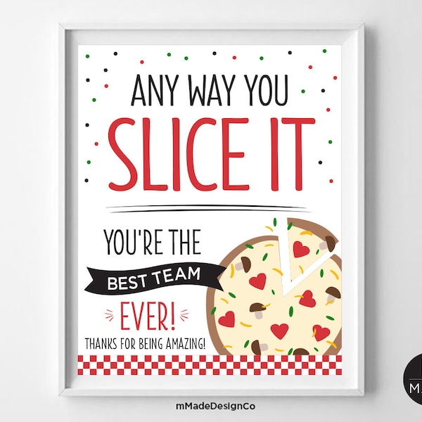 Staff Appreciation Pizza Party - Etsy