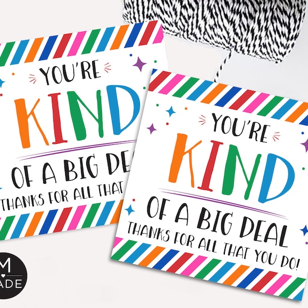 Volunteer Appreciation Kind Bar - Etsy