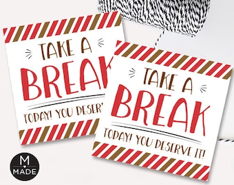 You Deserve a Break - Etsy