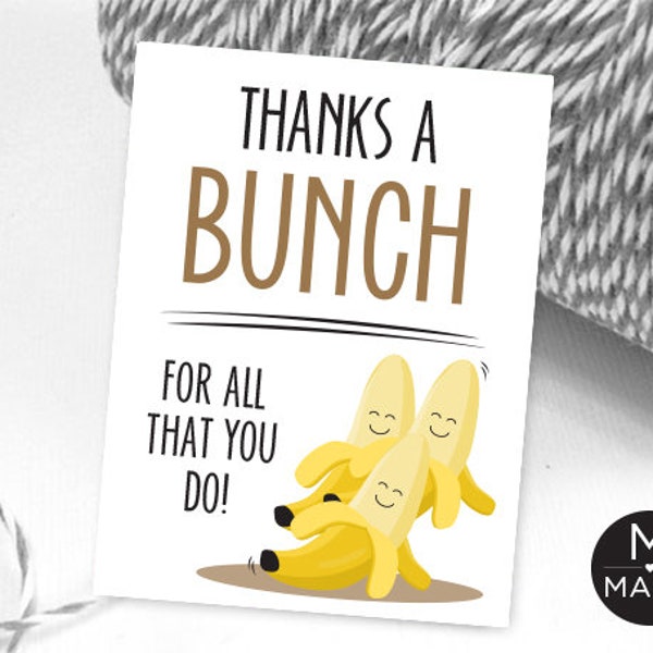 Thanks a Bunch - Etsy
