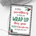 Personalizable Holiday Gift Tags for Wrapping Paper A Little Something ...