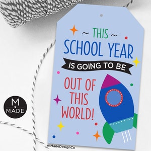 This Year is Going to Be Out of This World Treat Tags Cosmic Brownies ...