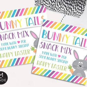 Easter Snack Mix Tags Trail Mix Baking Granola Homemade Snack Mix ...