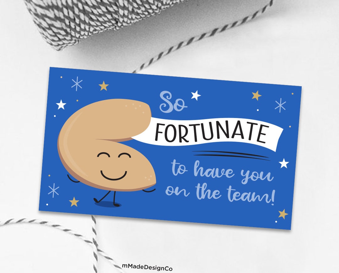So Fortunate to Have You on the Team Tags for Fortune Cookies Employee ...
