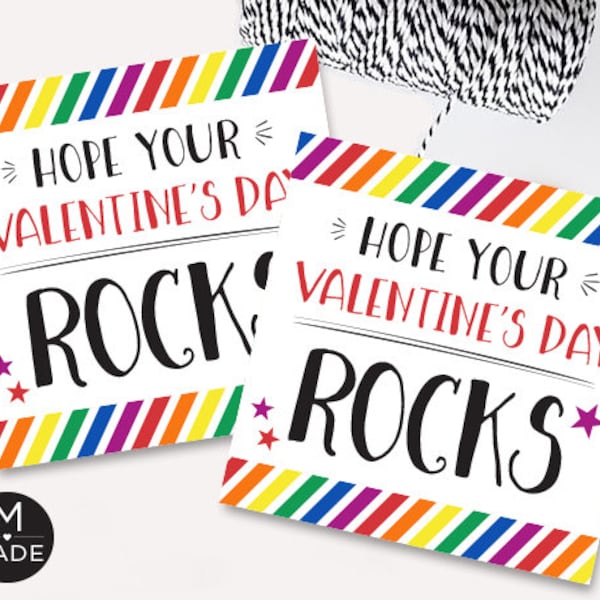 You Rock Valentine - Etsy