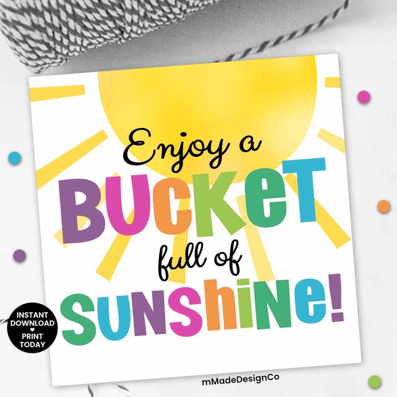 Sunshine Box Printable - Etsy