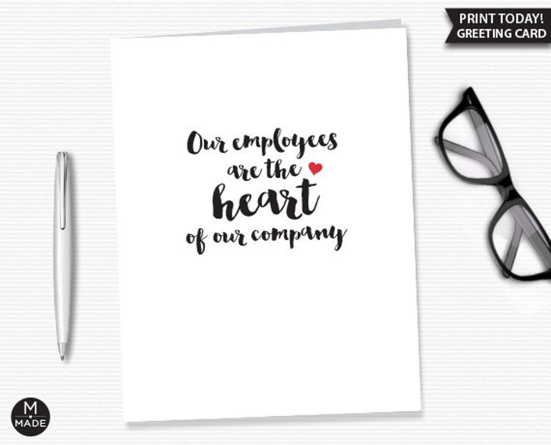 Our Employees Are the Heart of Our Company, Employee Appreciation ...