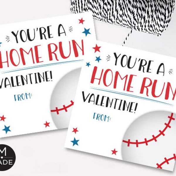 Baseball Valentines - Etsy