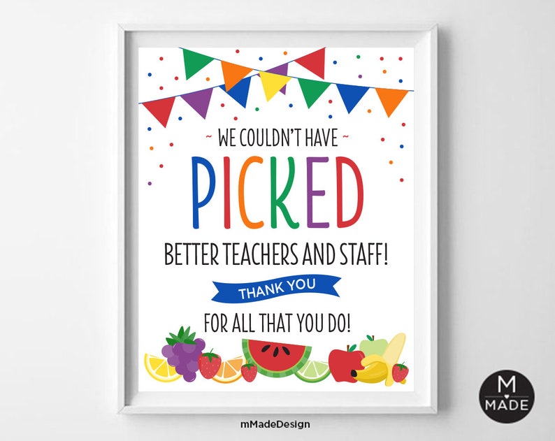We Couldn't Have Picked Better Teachers and Staff Sign Teacher ...