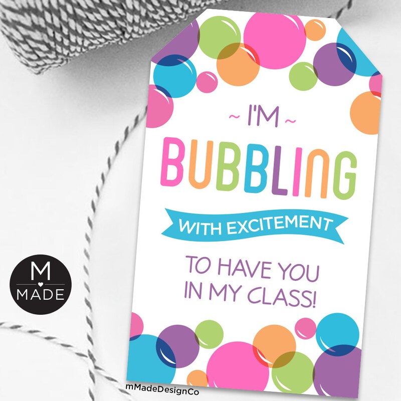Bubbles Tag - Etsy