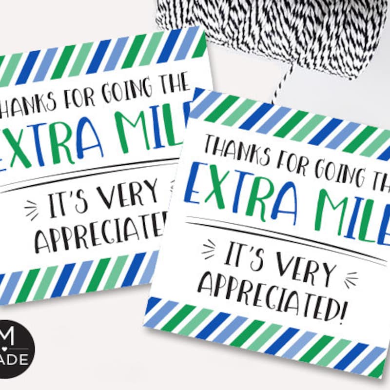 Extra Mile - Etsy