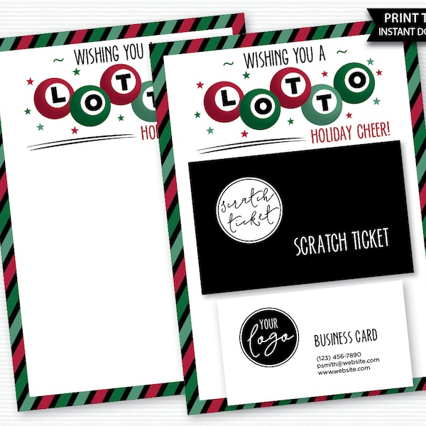 Lotto Christmas Tag - Etsy