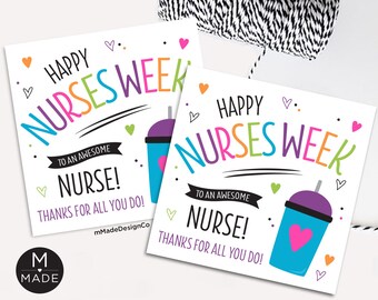 Happy Nurses Week Sign Nurse Appreciation Nurse Thank You - Etsy