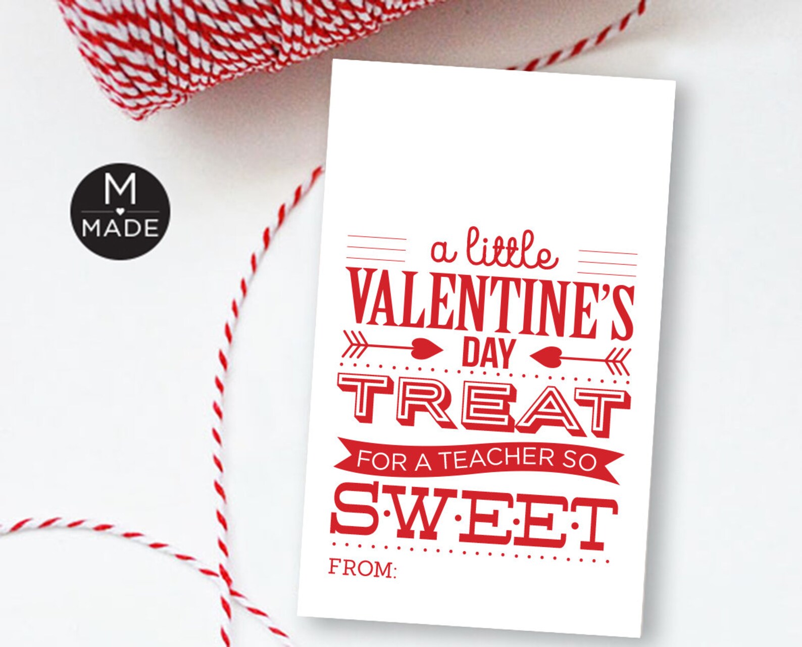 A Little Valentine's Day Treat for A Teacher so Sweet, Valentine's Day ...