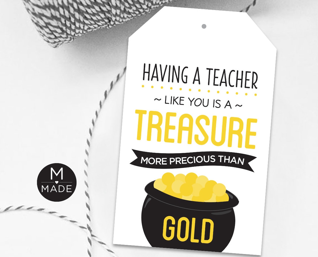 Having A Teacher Like You is A Treasure More Precious Than Gold ...