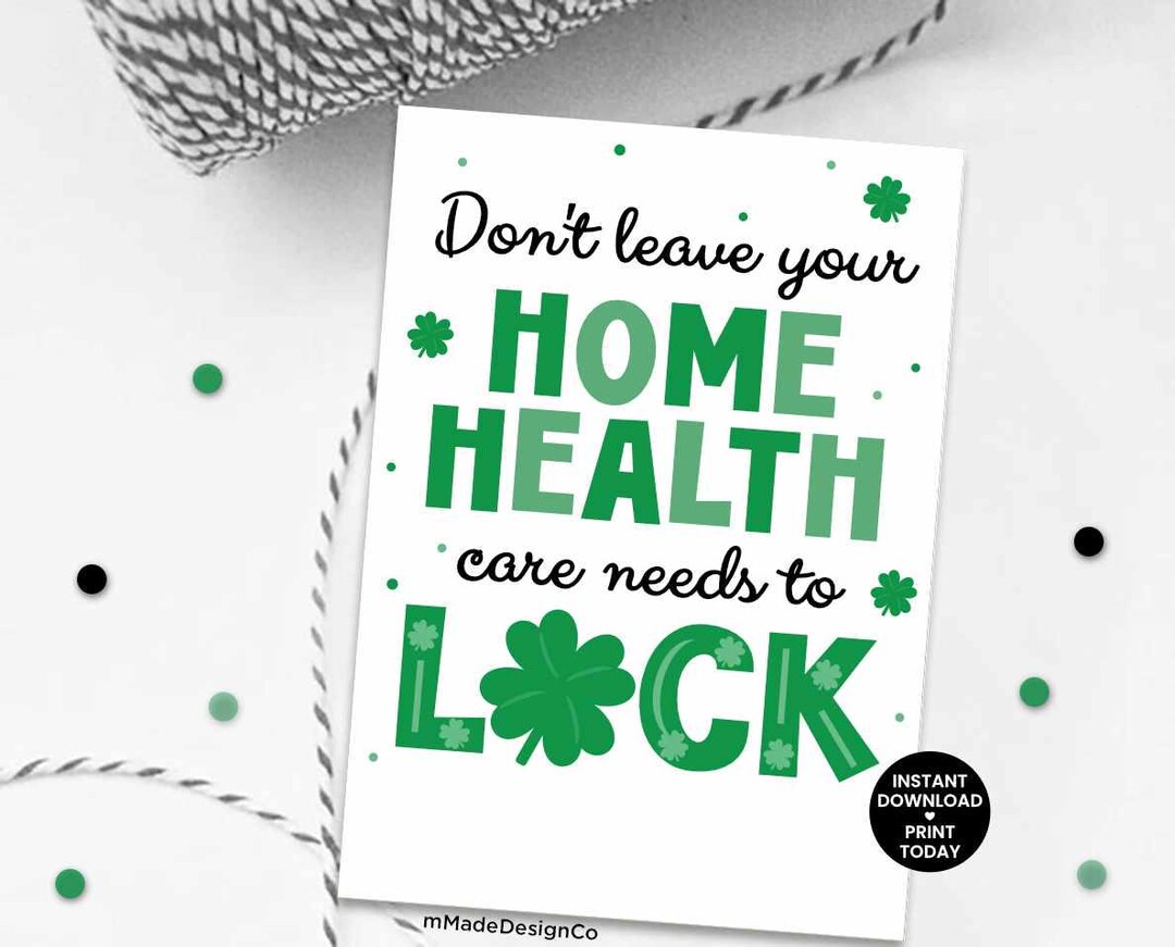 St Patrick's Day Home Health Care Tags Home Health Marketing Don't ...