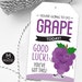 You're Going to Do Grape Good Luck Tags, Grapes Tags, Fruit Snacks ...