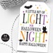 Glow Sticks Halloween Tags A Little Bit of Light for Halloween Night ...