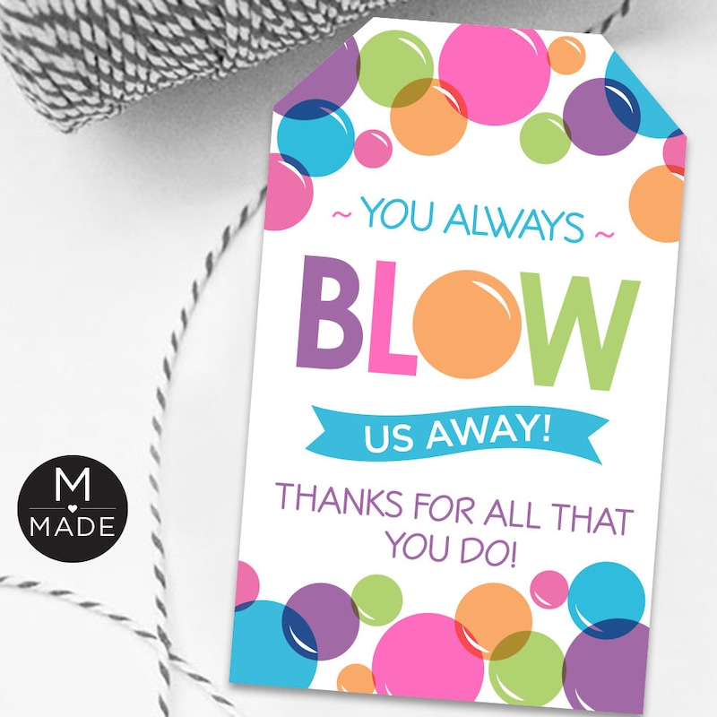 Blow Pop Tag - Etsy