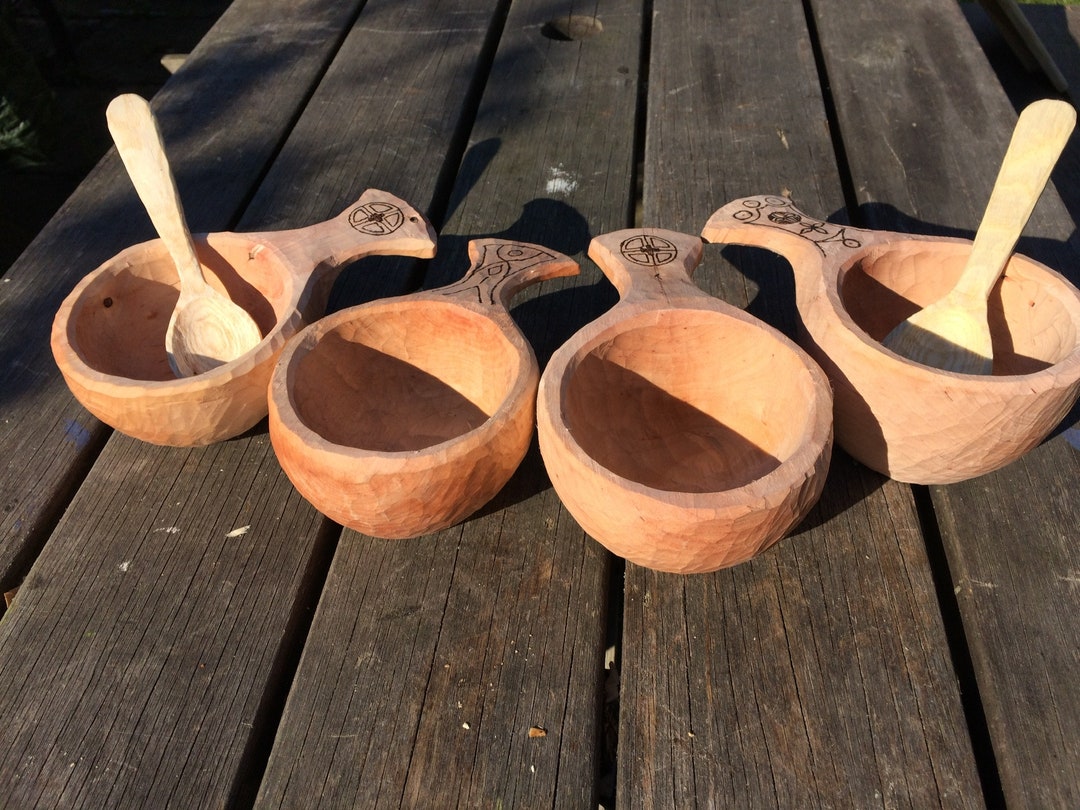 Scandinavian Kuksa Bowls 12cm Diameter - Etsy