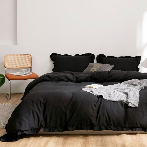 Ruffle Comforter Set - Etsy