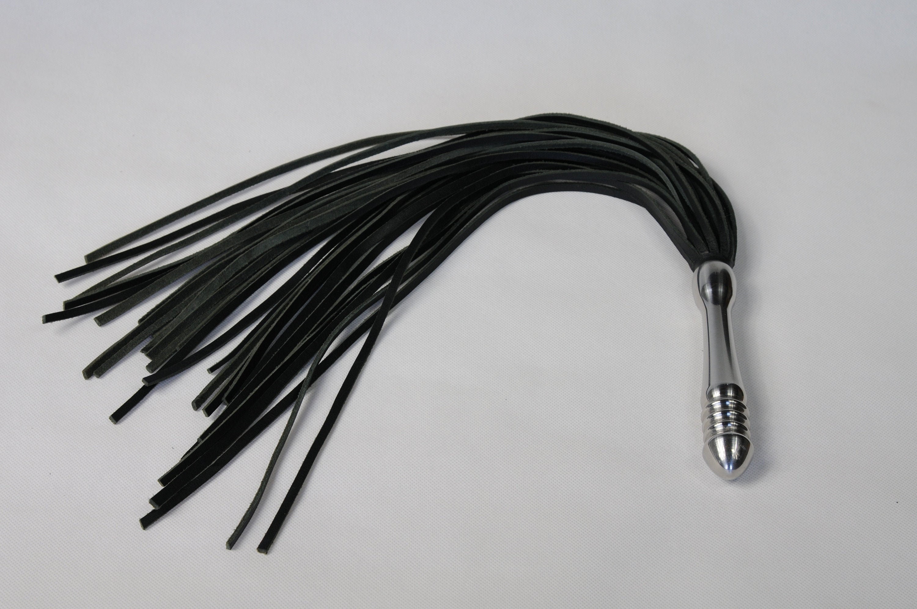 Luxury Stainless Steel and Leather Flogger - Etsy UK
