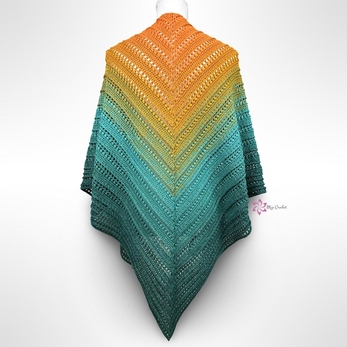 Lost Ways Shawl Crochet Pattern: Textured Triangular Wrap (PDF Pattern ...