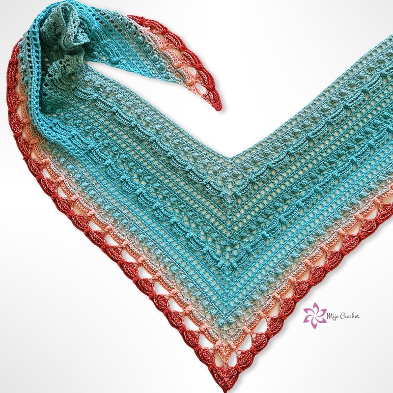 Crochet Motif Shawl Pattern - Etsy