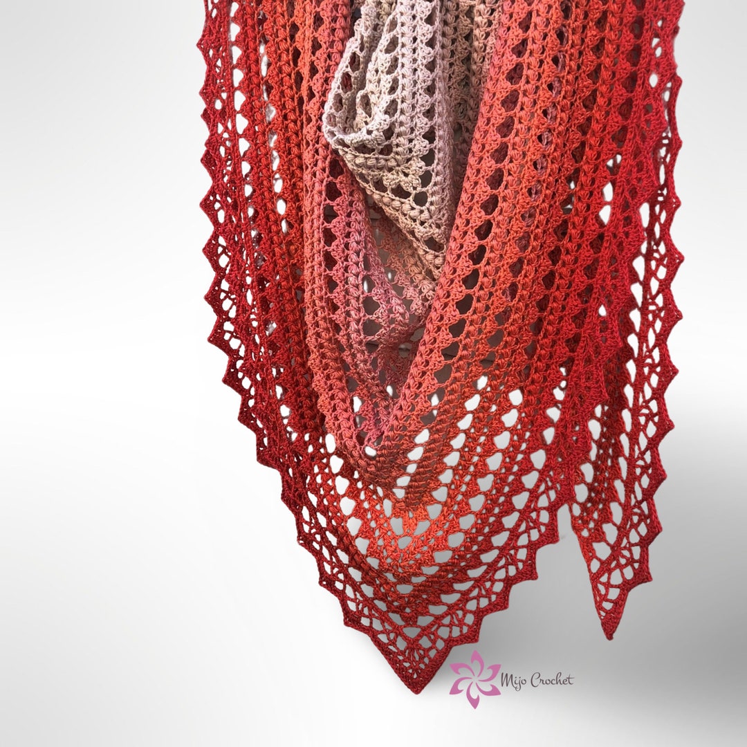 Crochet Pattern - V for Vintage - Mijo Crochet - Triangular Crochet ...