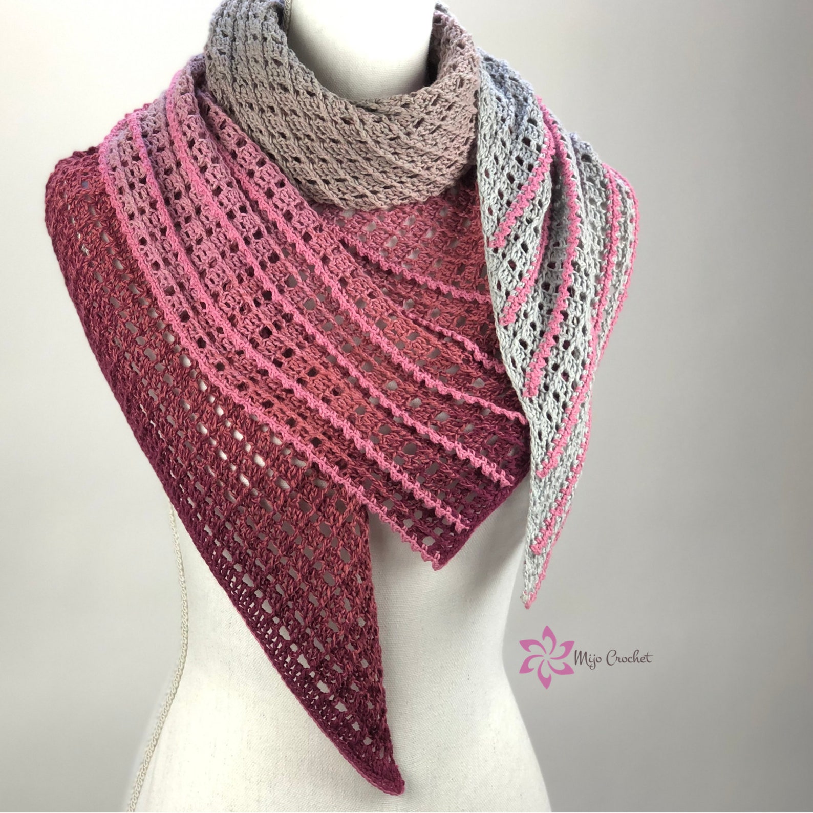 Crochet Pattern Hypatia Mijo Crochet Triangular Crochet | Etsy