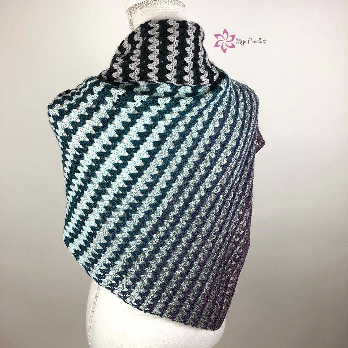 Crochet Pattern Inception Mijo Crochet Asymmetric | Etsy