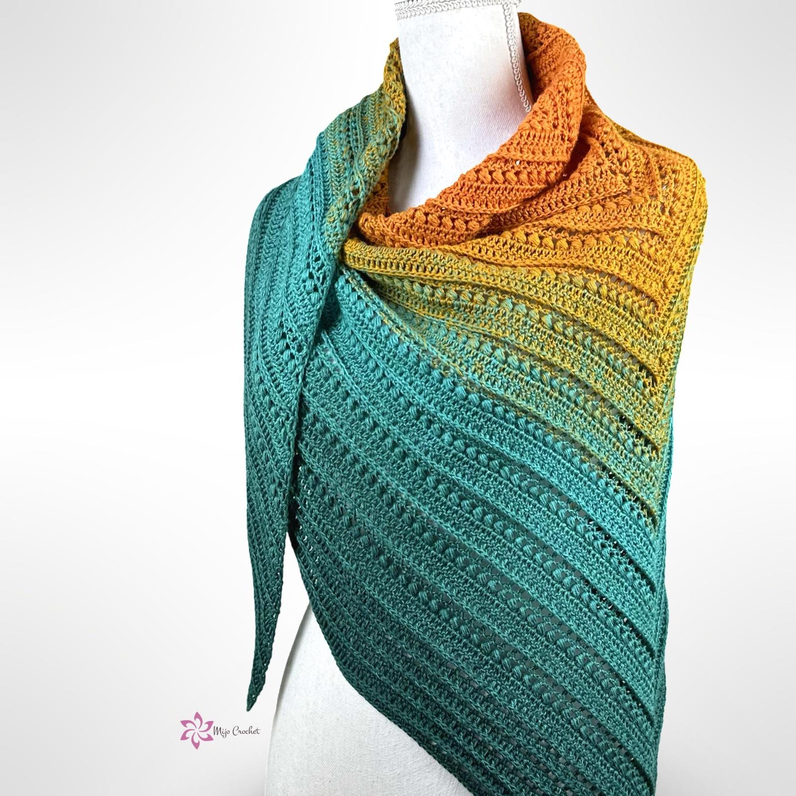 Lost Ways Shawl Crochet Pattern: Textured Triangular Wrap (PDF Pattern ...