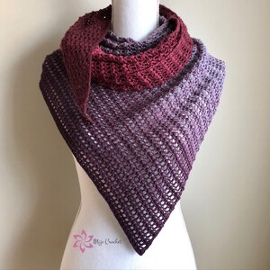 Crochet Pattern Menandore Mijo Crochet Asymmetric | Etsy Australia