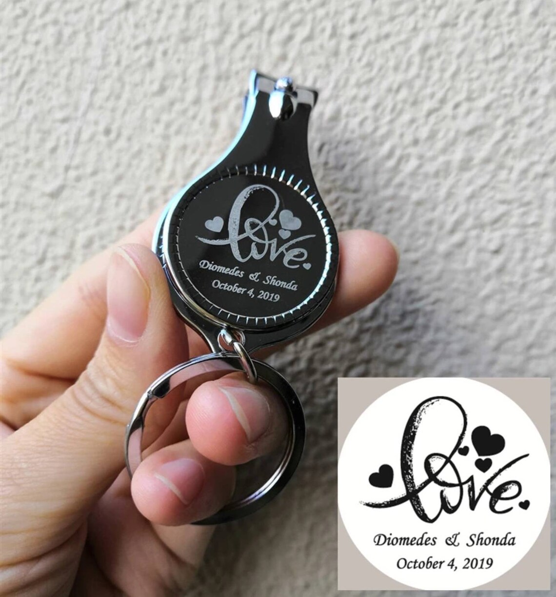 50pcs Personalized Wedding Souvenirs for Guests Customized Wedding ...