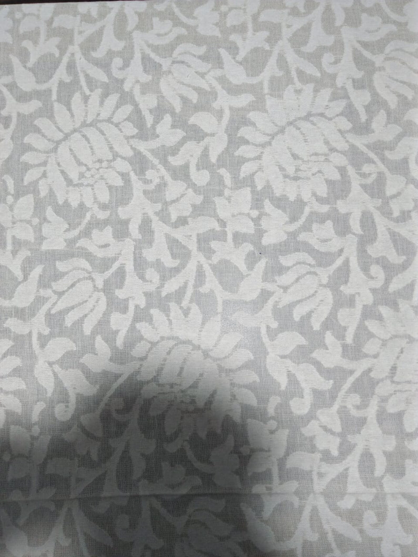 White Cutwork Fabric Handmade Cotton Fabric Handloom Cotton Fabric ...